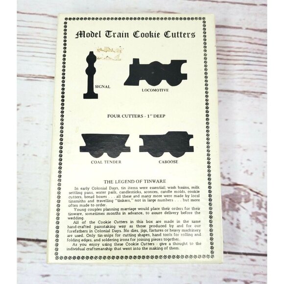 Unbranded | Kitchen | Vintage 4 Model Train Cookie Cutters Cookie Molds ...